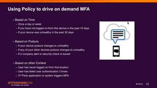 Enhance network security with Multi-Factor Authentication for BYOD and guest access | PPT
