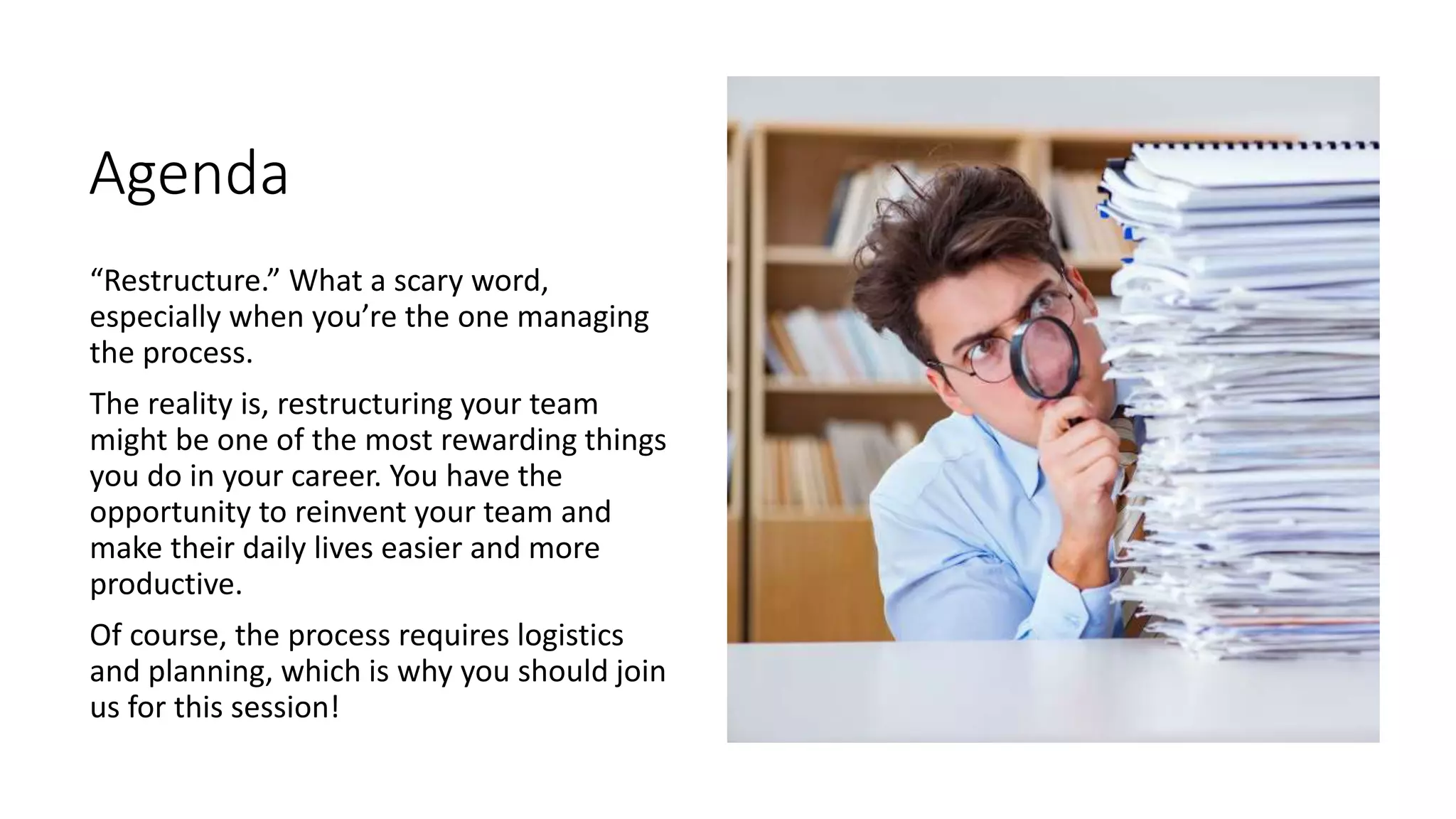 Structured for Success: Why & How to Restructure an L&D Team | PPTX