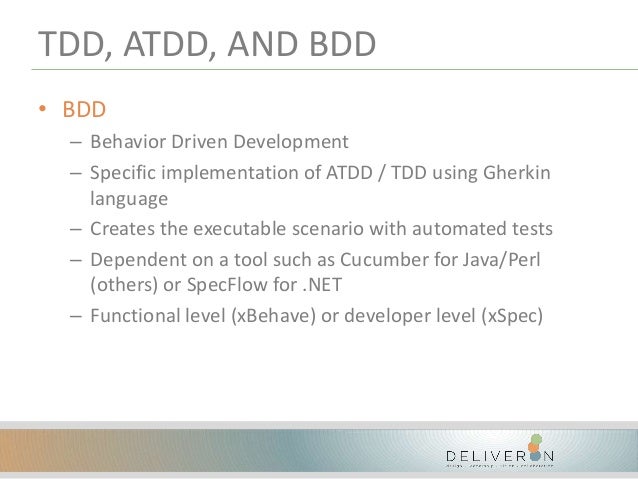 Acceptance Test Driven Development