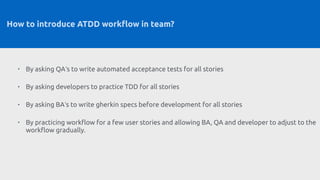 ATDD Quiz For Managers | PPT