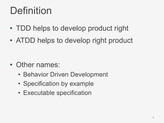 ATDD in practice | PPTX