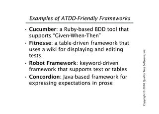 Introduction to Acceptance Test Driven Development | PDF | Computer ...
