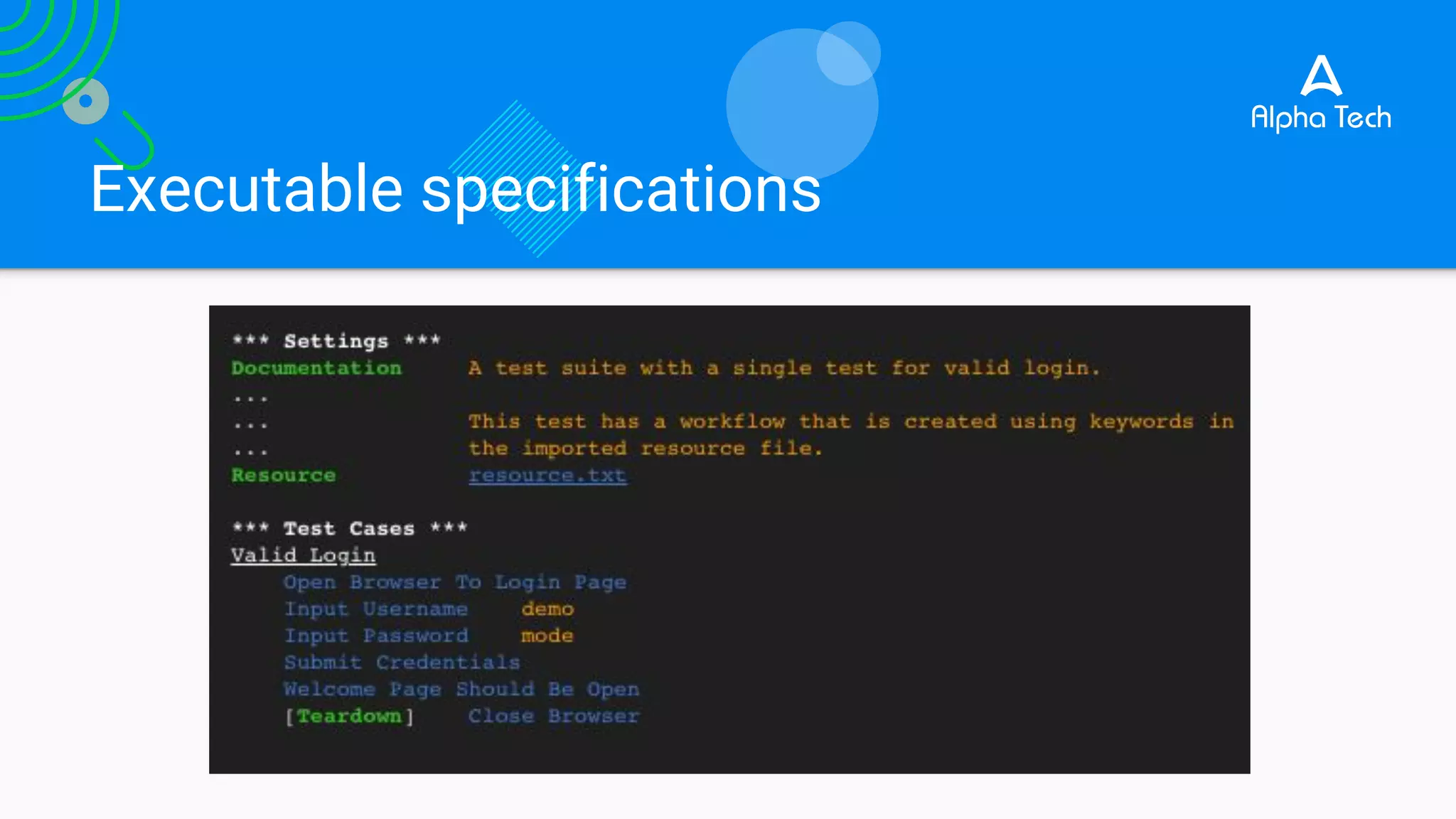 Acceptance Test Drive Development with Robot Framework | PDF