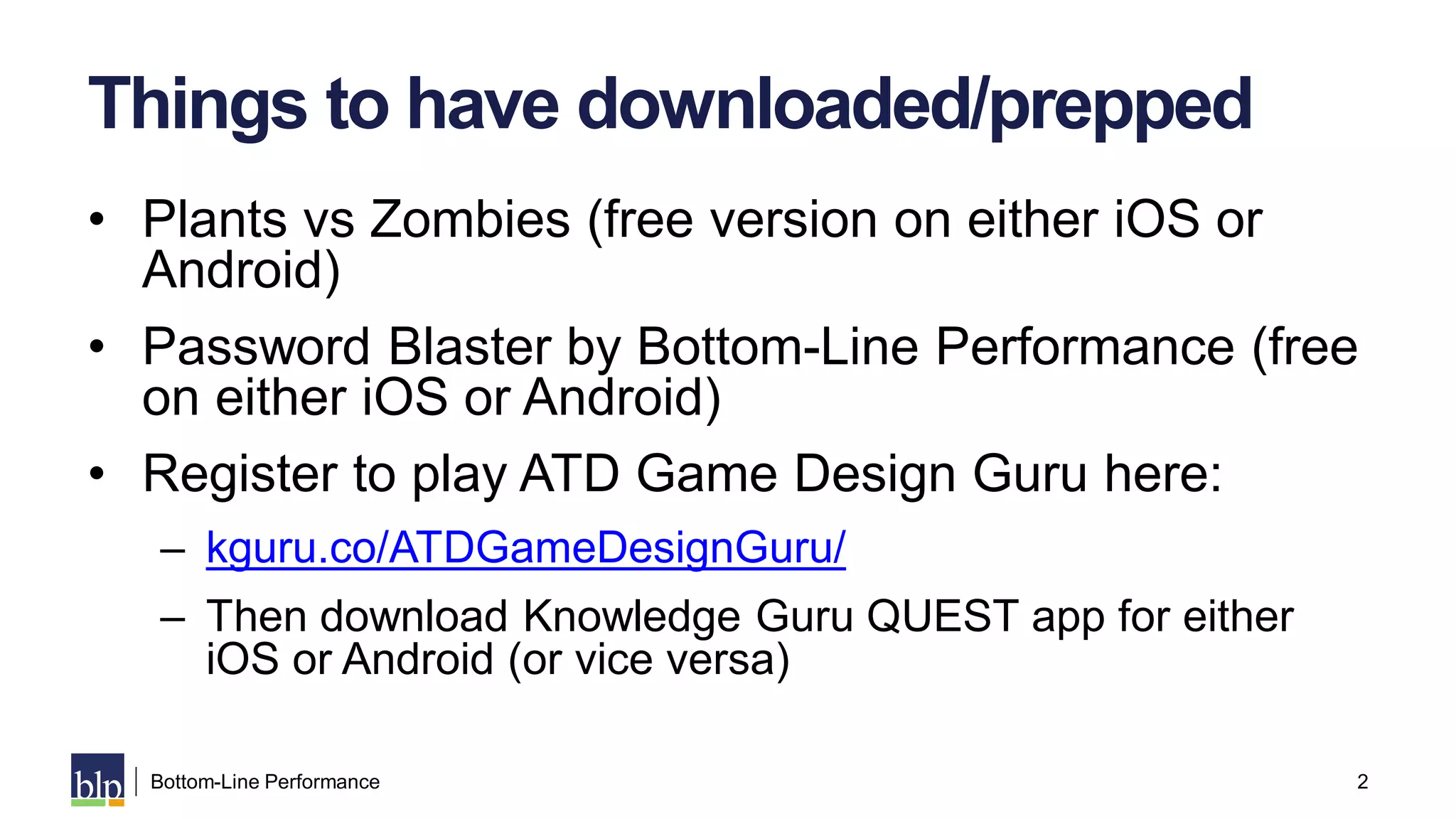 How to Design Effective Learning Games: Sharon Boller and Karl Kapp | PPT