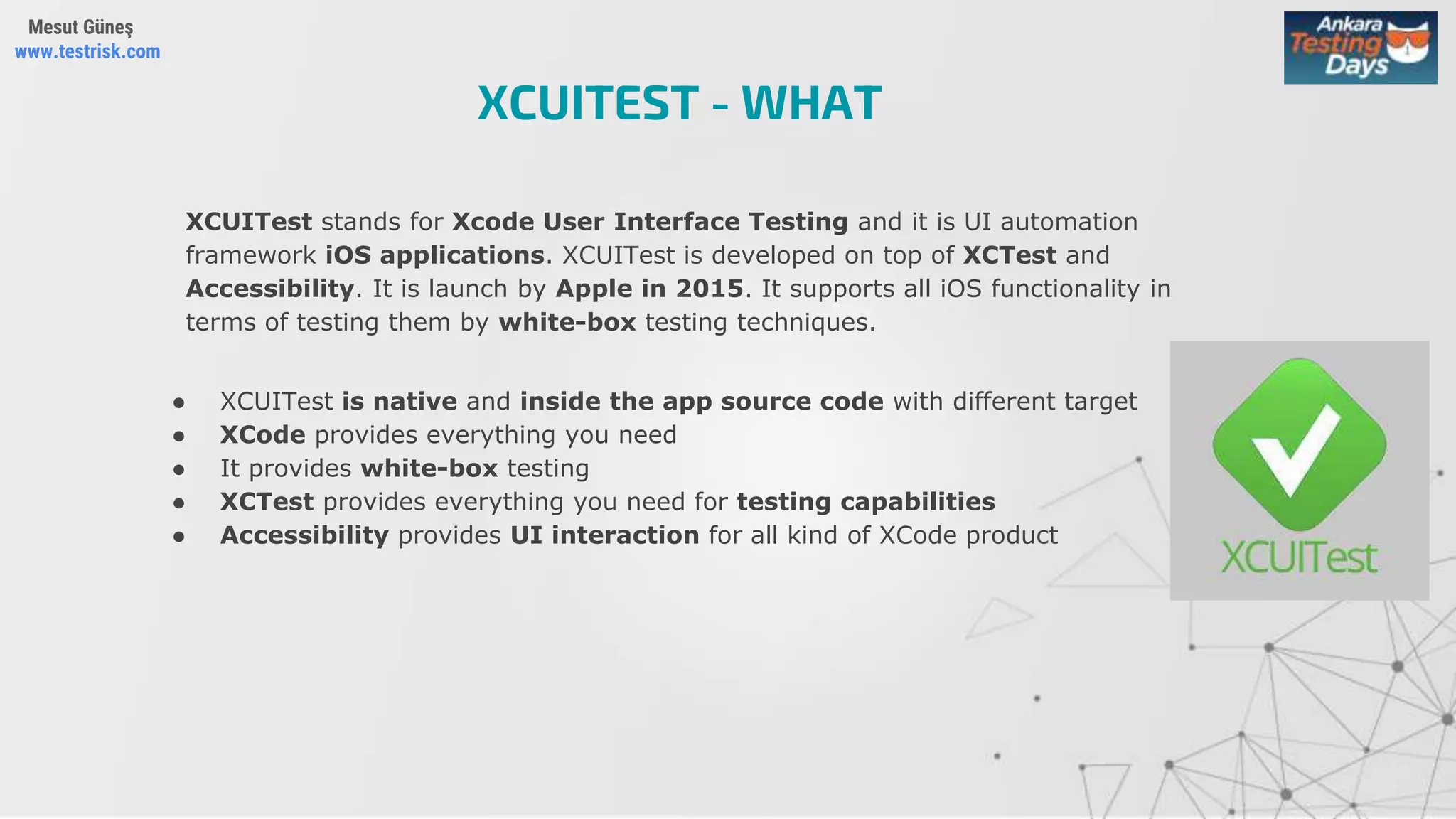 Native automation tooling for mobile application testing.pptx