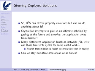An Overview of Distributed Debugging | PDF