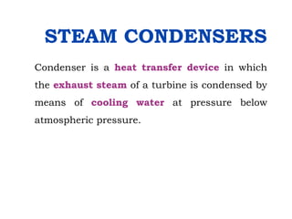 Applied thermodynamics steam condensers unit four | PDF
