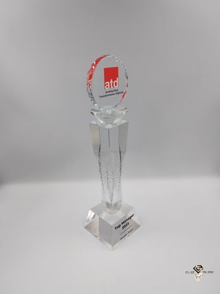 ATD Top Manager Crystal Trophy made by Clazz Trophy Malaysia | #1 ...