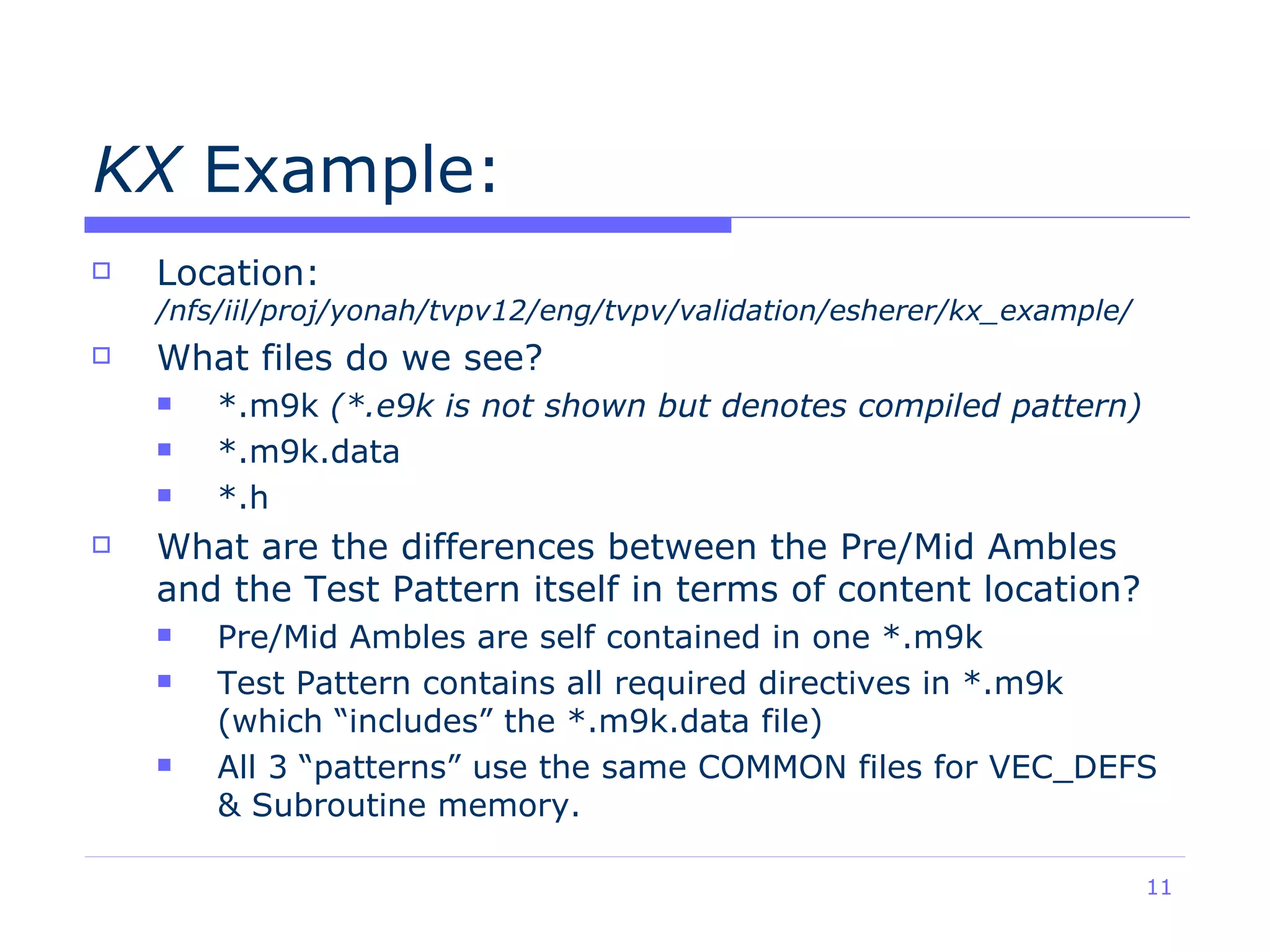 ATE Pattern Structure Basics | PPT