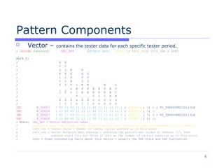 ATE Pattern Structure Basics | PPT