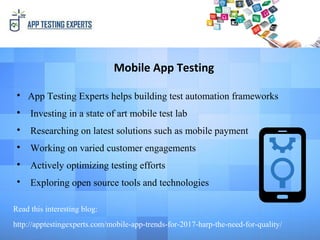 Mobile App Testing | PPT