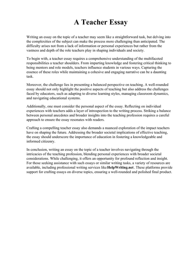 A Teacher Essay.pdf