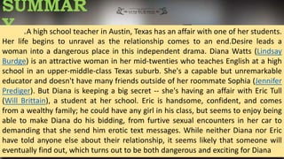 A TEACHER MOVIE SUMMARY AND CHARACTER | PPT