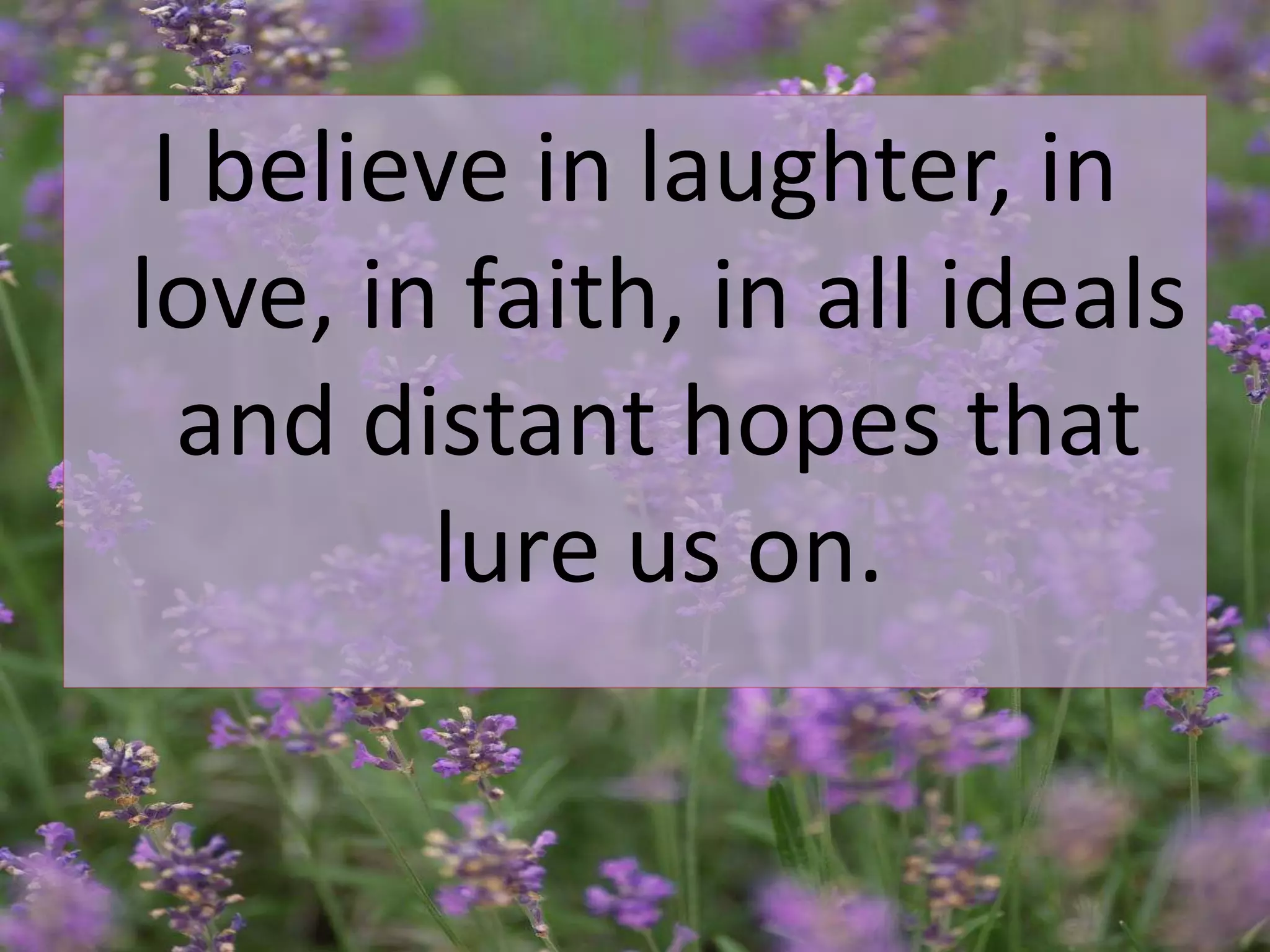 A Teachers Creed | PPT