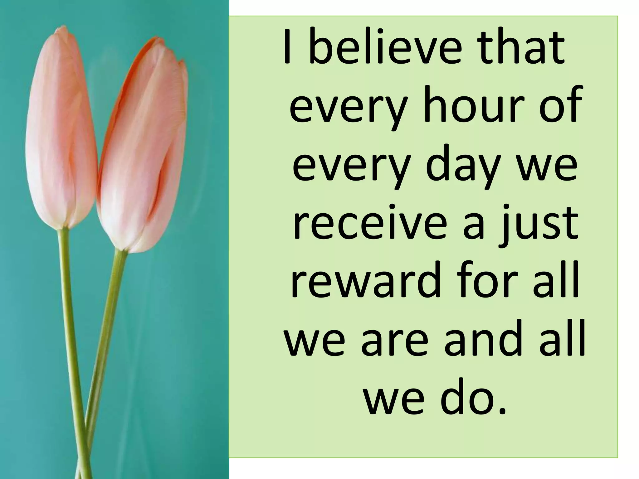 A Teachers Creed | PPT