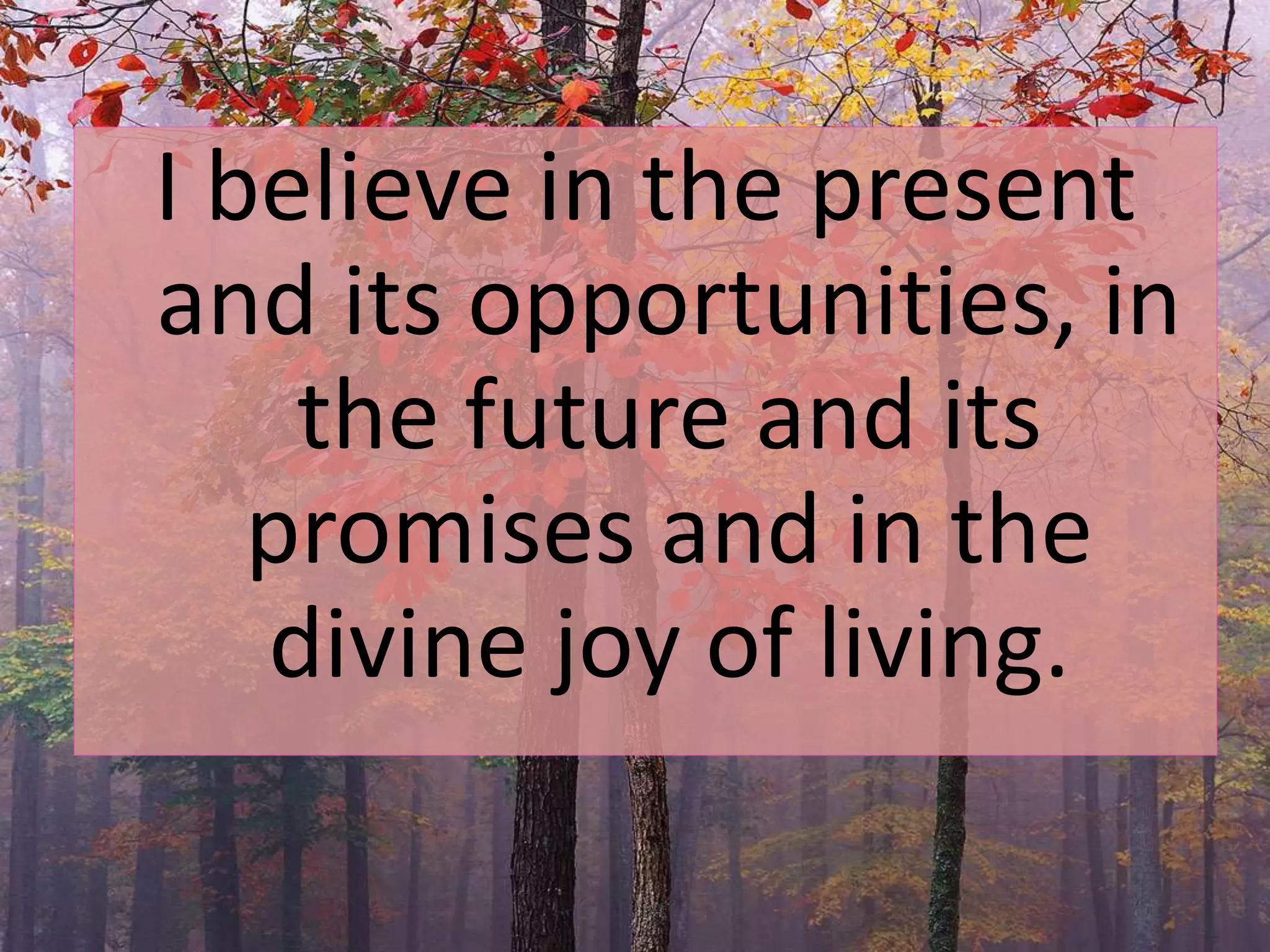 A Teachers Creed | PPT