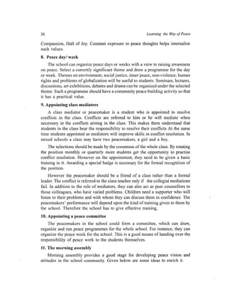 A teacher's guide to peace education | PDF
