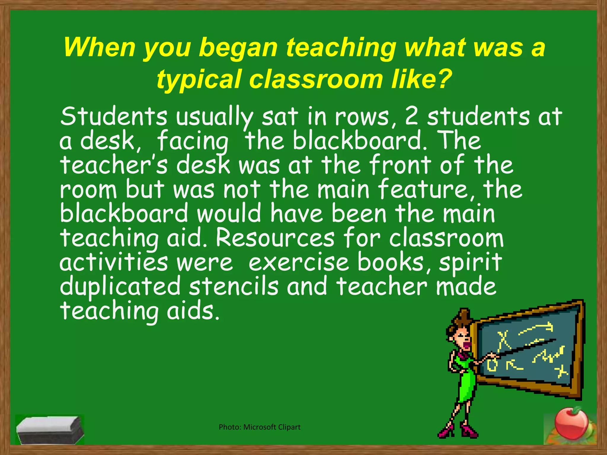 A teachers’ point of view | PPTX