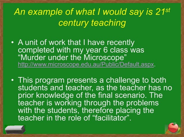 A teachers’ point of view | PPT
