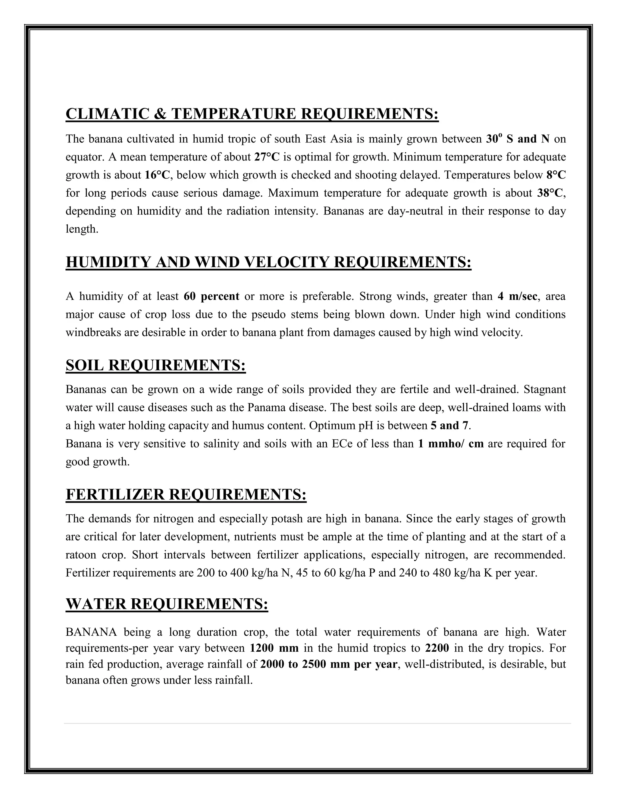 A technical guide book of banana | PDF