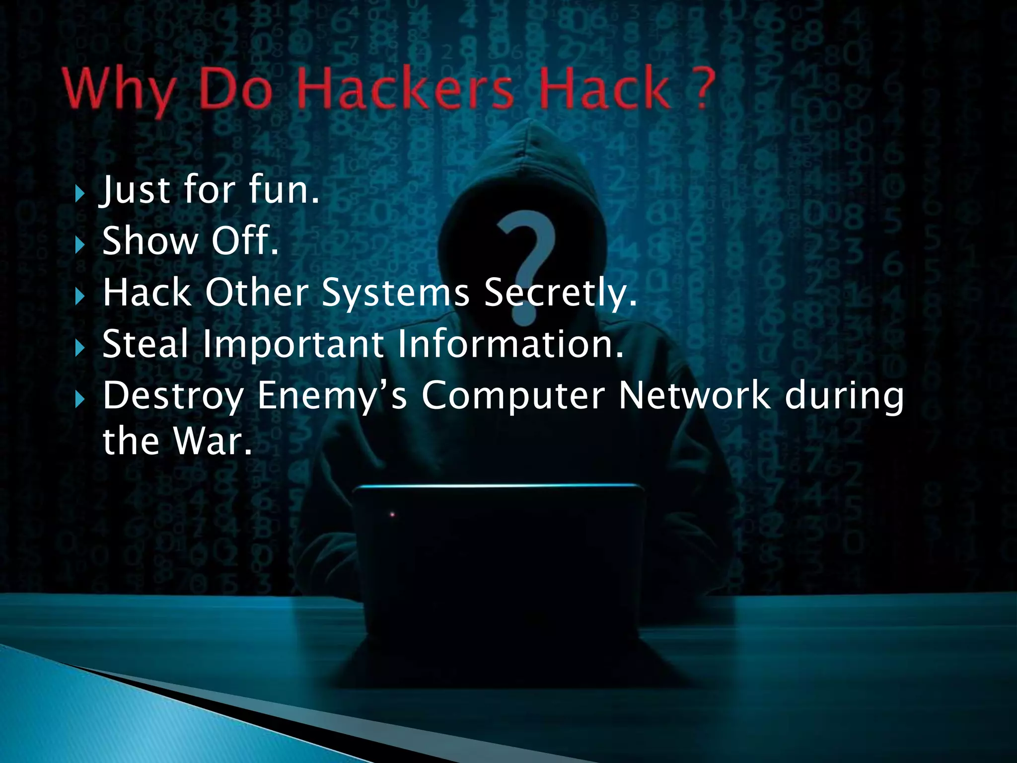 PowerPoint Presentation: Hacking | PPTX