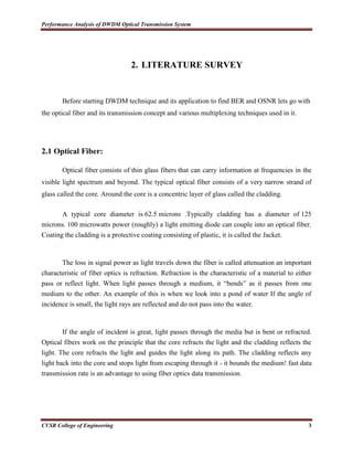Dense wavelength division multiplexing.... | DOCX | Computer Networking | Computing