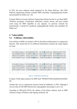 A technical writing on cryptographic hash function md5 | PDF