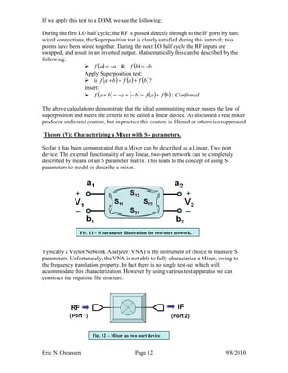 A Technique To Model A Frequency Mixer | PDF