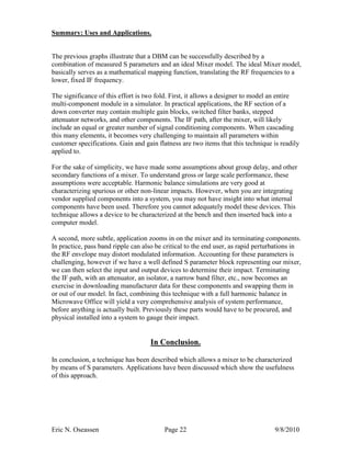 A Technique To Model A Frequency Mixer | PDF
