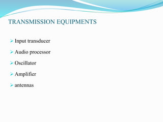 COMMUNICATION SYSTEMS USED IN RADIO STATION | PPTX