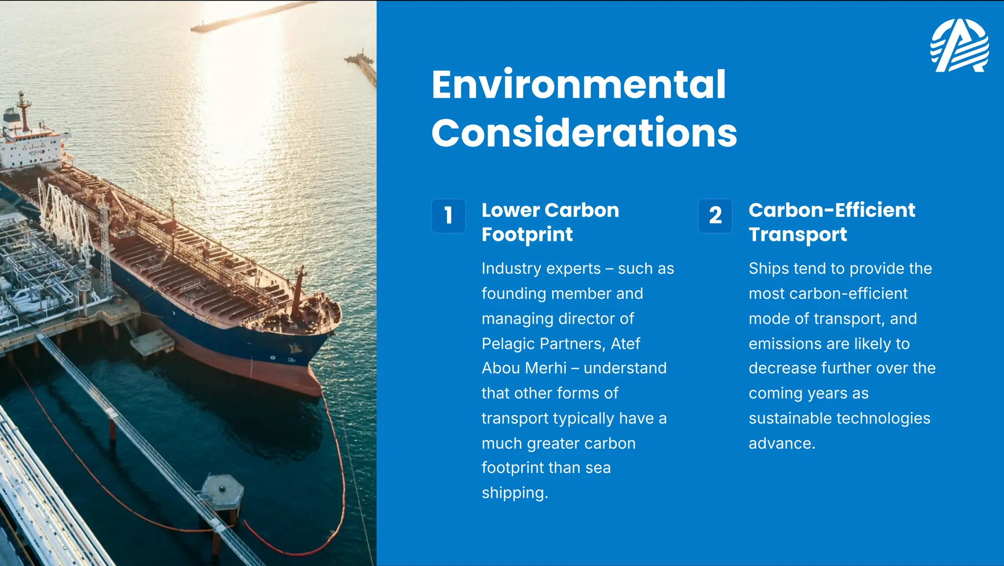 Atef Abou Merhi - The Benefits of Transporting Oil by Sea | PPT