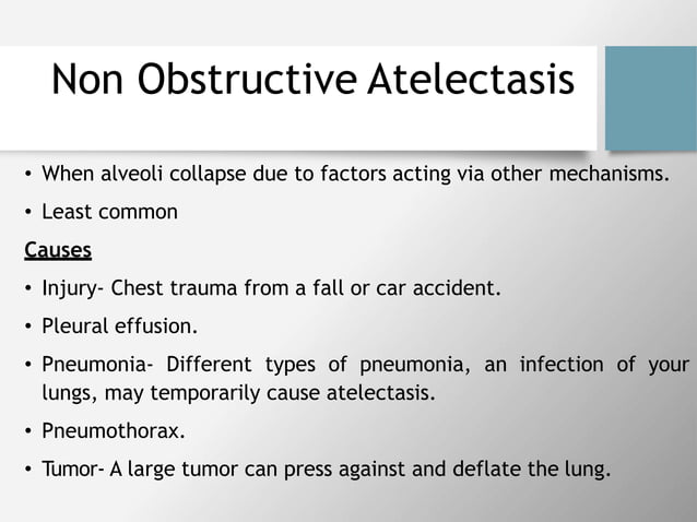 Atelectasis | PPT