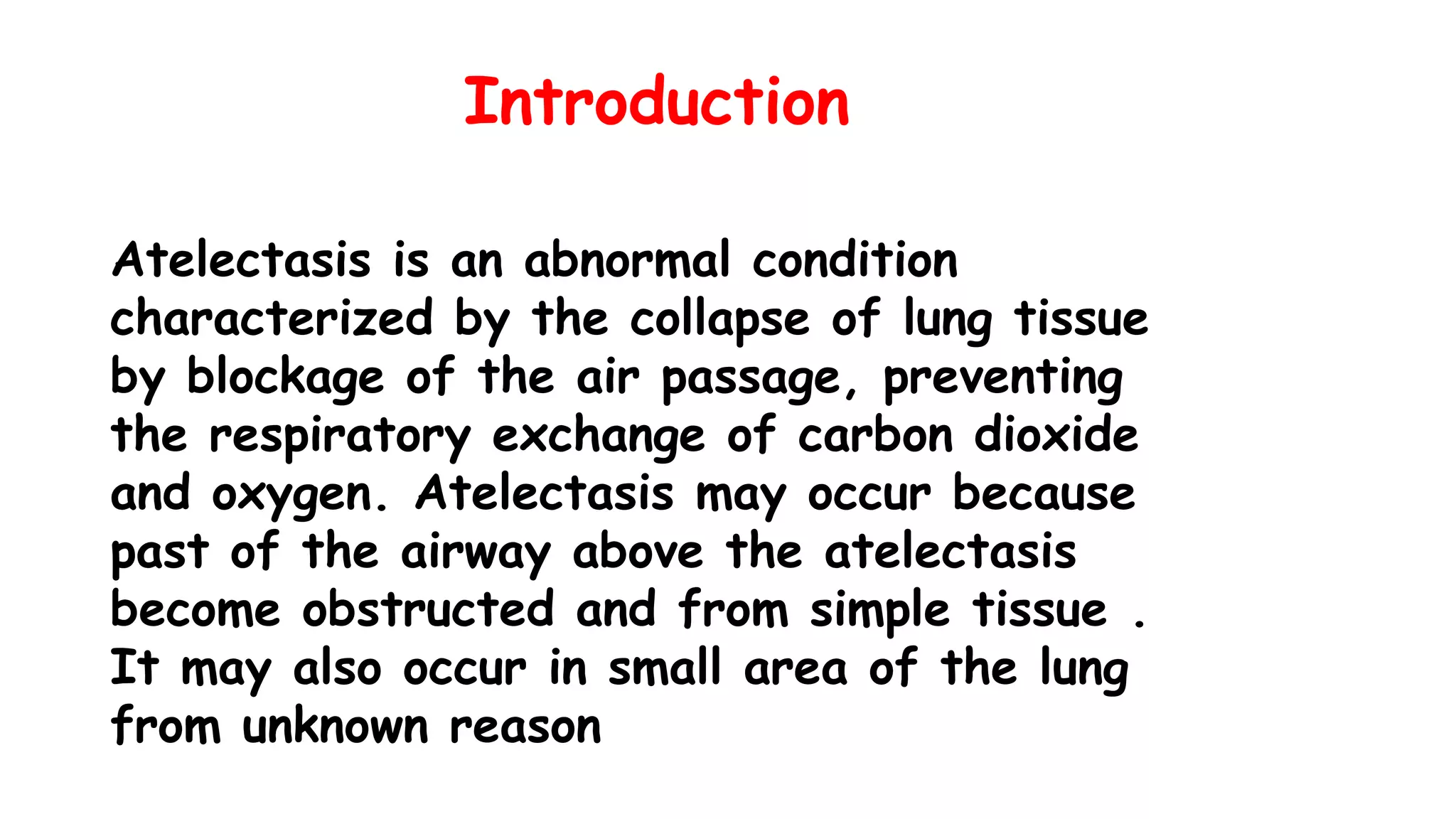 Atelectasis.pdf | PPT