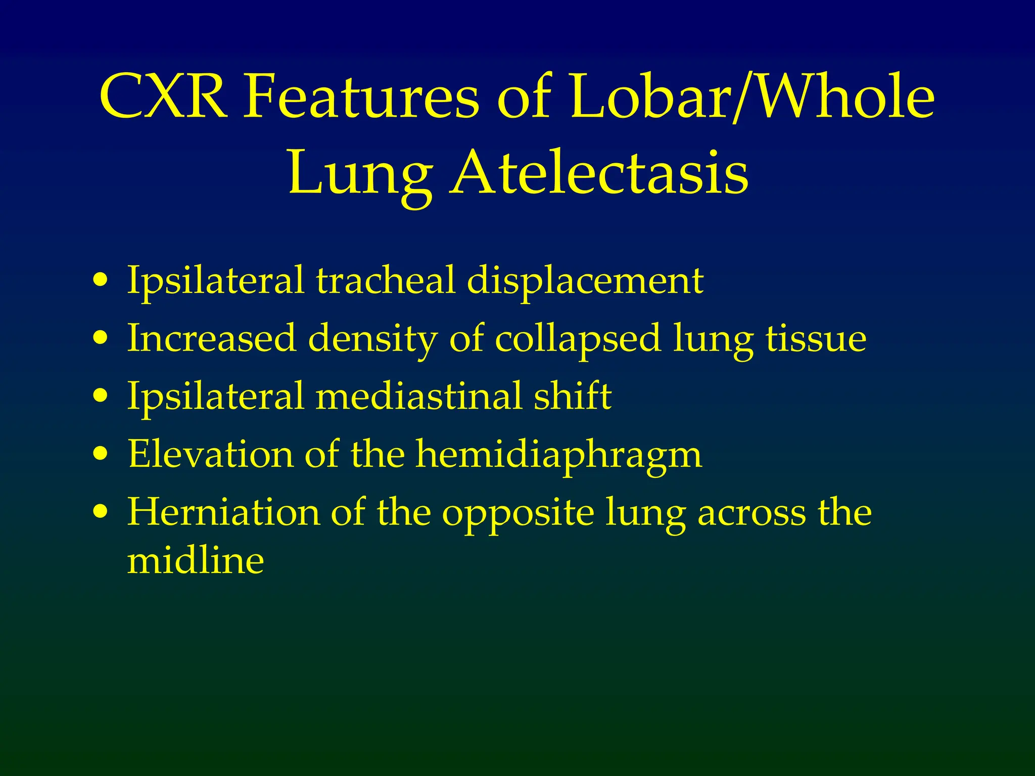 atelectasis The Lung Condition and Management | PPT