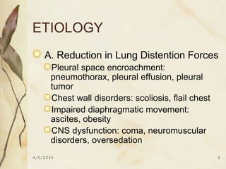 Atelectasis-Edited.ppt for medical surgical nursing 1 | PPT