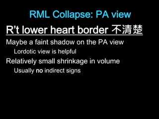 Atelectasis and collapse in CXR | PPTX