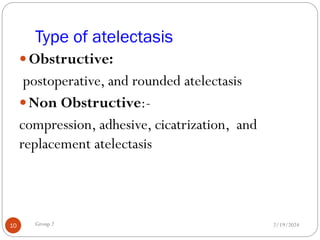 Lower respiratory tract disorder ATELECTASIS | PPTX