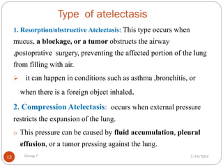 Lower respiratory tract disorder ATELECTASIS | PPTX