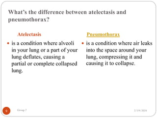 Lower respiratory tract disorder ATELECTASIS | PPTX