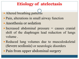 Atelectasis | PDF