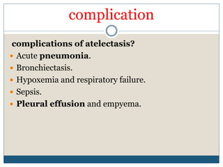 Atelectasis | PDF