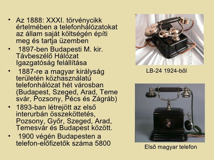 A telefon és a mobiltelefon története bartok gabor jaay7 i