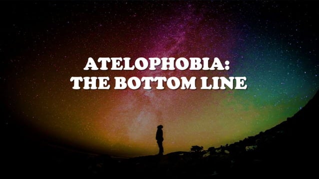 Atelophobia Fear of Imperfection | PPT