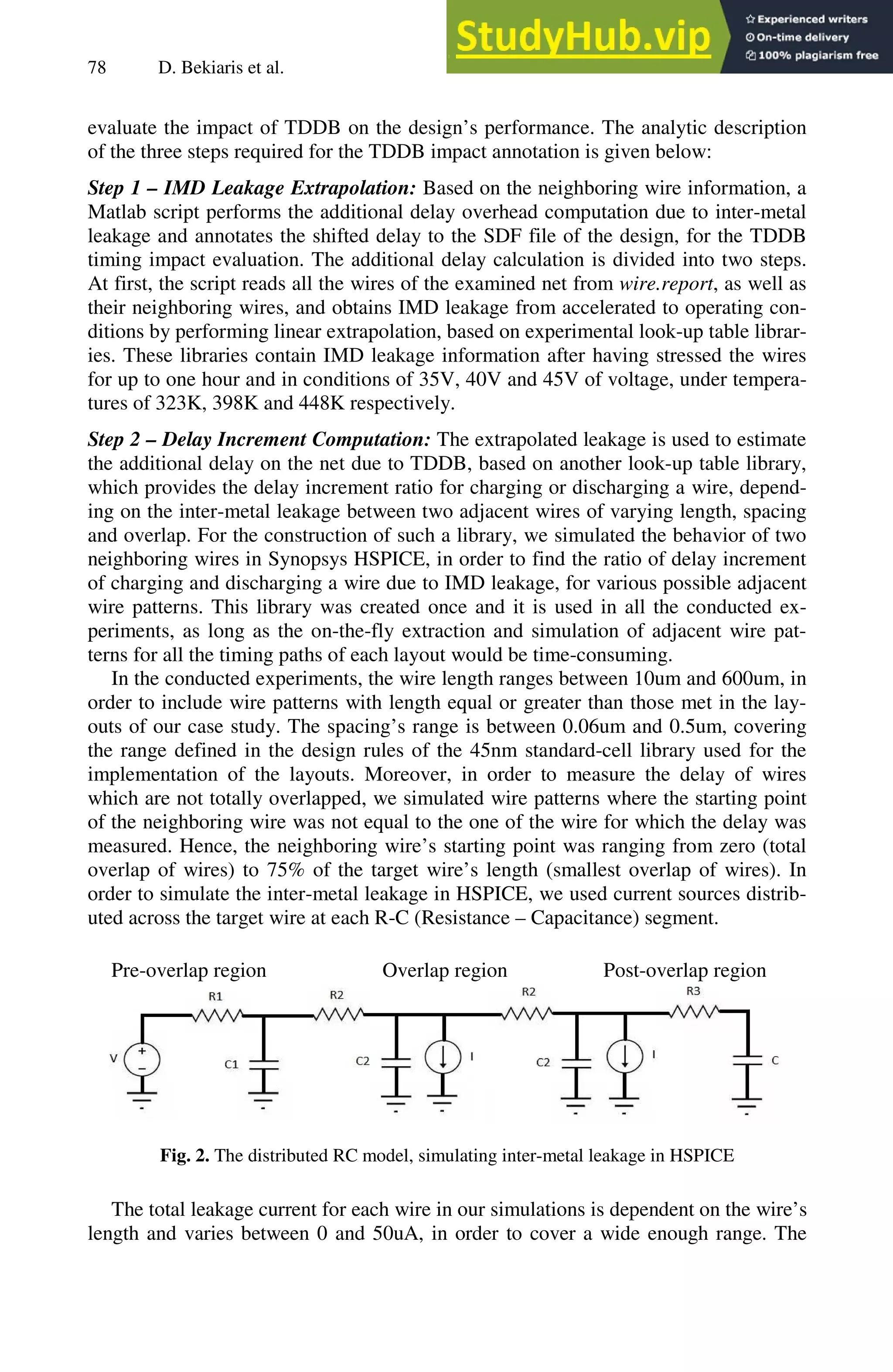 A Temperature-Aware Time-Dependent Dielectric Breakdown Analysis Framework | PDF | Physics | Science