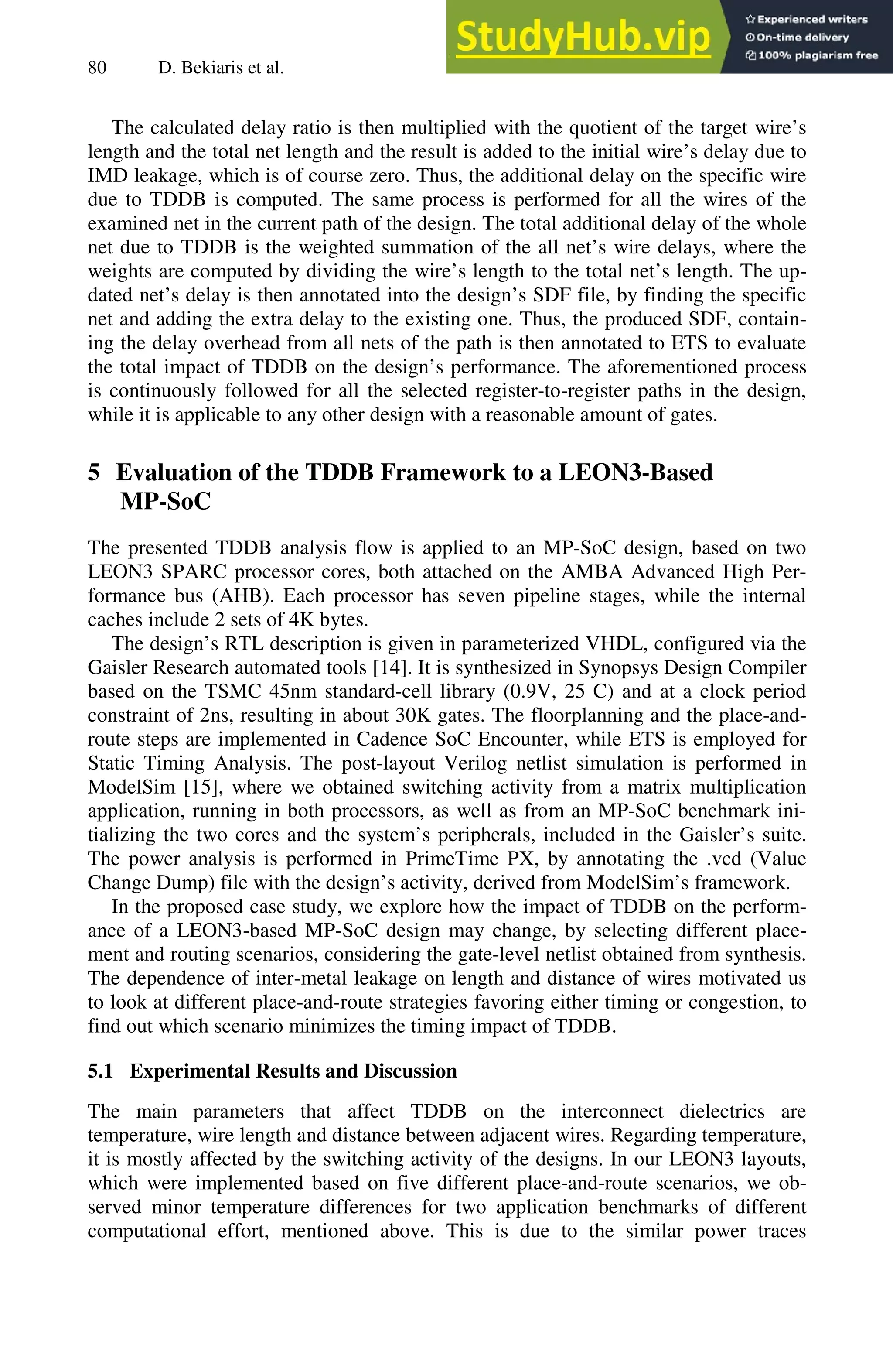 A Temperature-Aware Time-Dependent Dielectric Breakdown Analysis ...