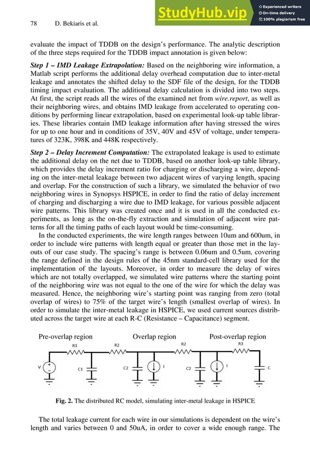 A Temperature-Aware Time-Dependent Dielectric Breakdown Analysis Framework | PDF | Physics | Science