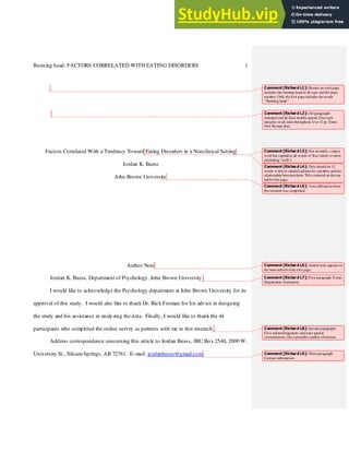 A Template Paper With Comments For Illustrating The 6 Th Edition Of APA ...