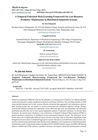 A Temporal Federated Meta-Learning Framework for Low-Resource ...