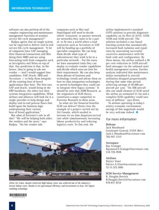 Aviation Service Lifecycle Management | PDF