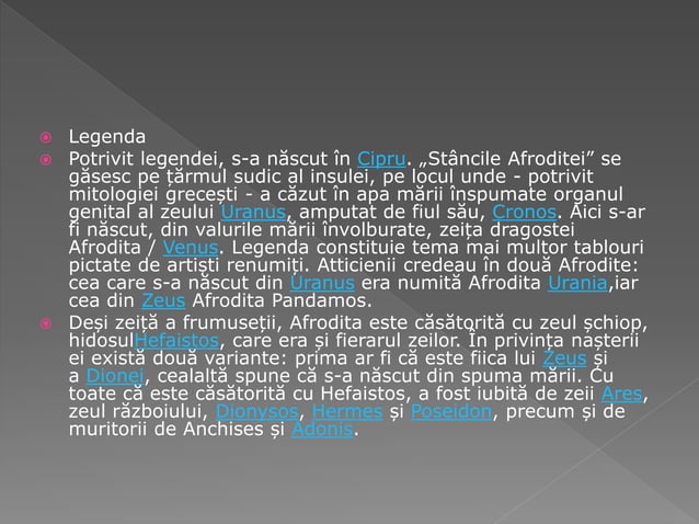 Atena&Afrodita | PPTX